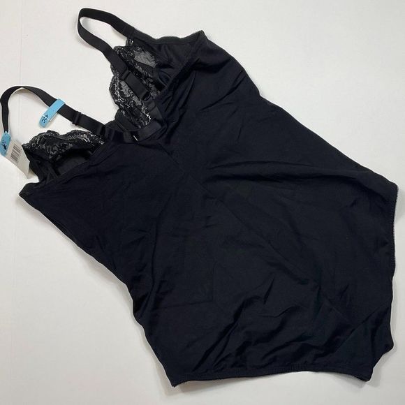 Maidenform | Intimates & Sleepwear | Nwt Black Maidenformfirm Control ...